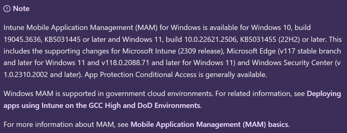 Handling Unmanaged Windows Devices – Using Windows MAM with Intune ...