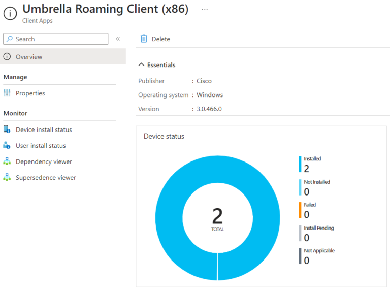 Deploy the Cisco Umbrella Roaming Client with Intune – SMBtotheCloud