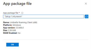 Deploy the Cisco Umbrella Roaming Client with Intune – SMBtotheCloud