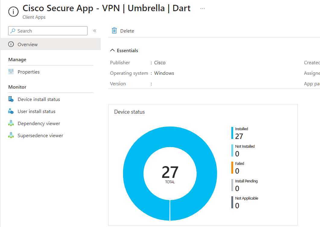 Deploy the Cisco Secure Client with Umbrella Module using Intune ...