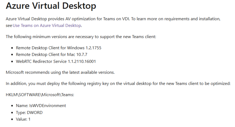 Moving from Classic to New Teams on AVD and a script to automate it ...