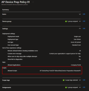 APv2: Using a Device Name Template & Forcing a Reboot after the ESP ...