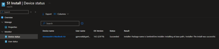 Deploy SentinelOne for macOS with Intune – SMBtotheCloud